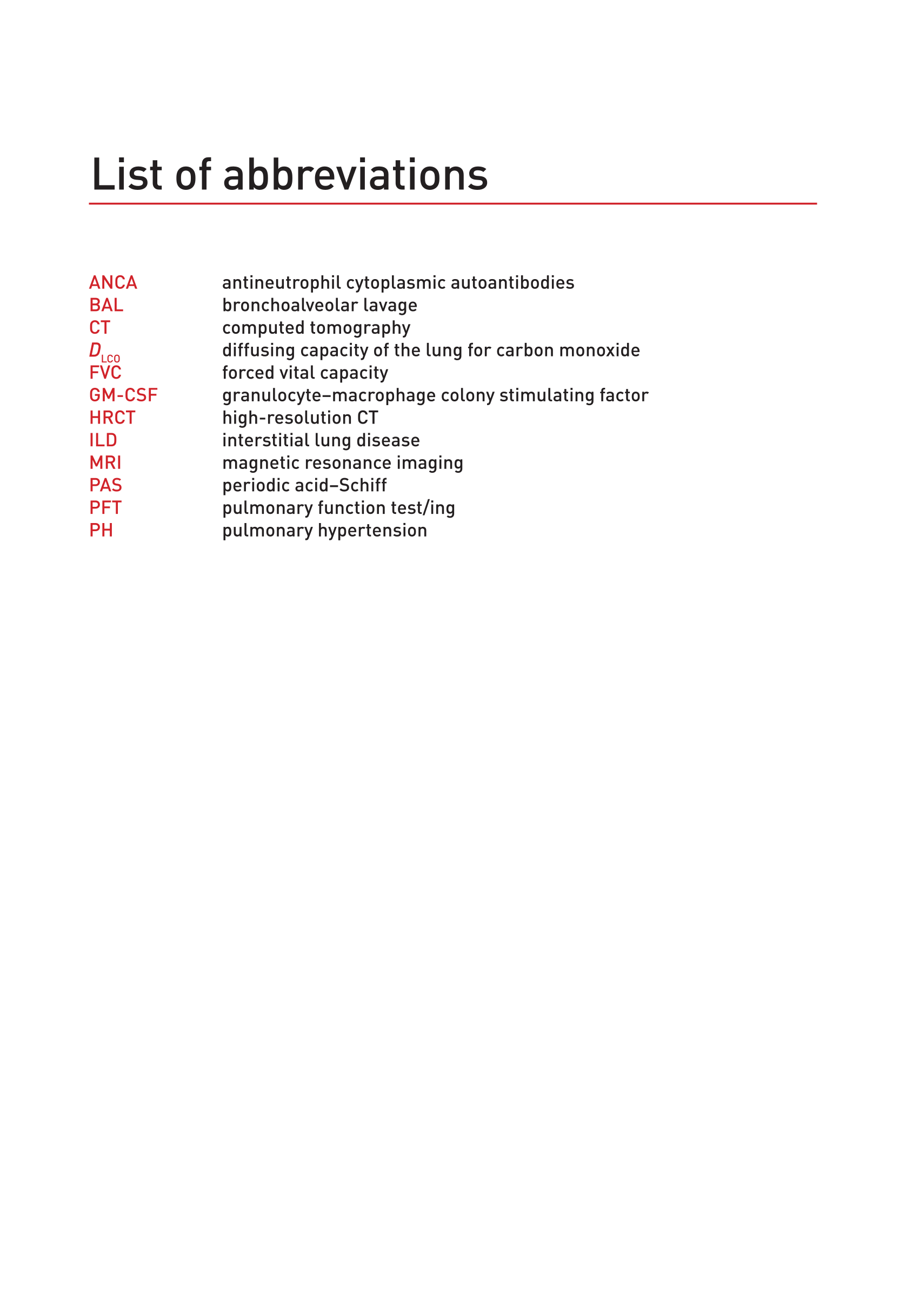 Printable Rare Diseases Of The Respiratory System Page Xiv
